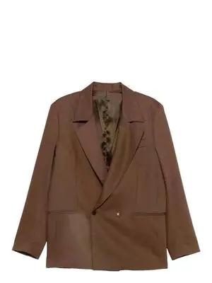 COSTUMEIN Double-breasted Blazer - Brown
