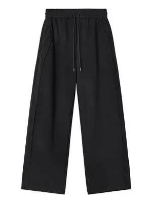 TOUT A COUP Seam-details Trousers - Black