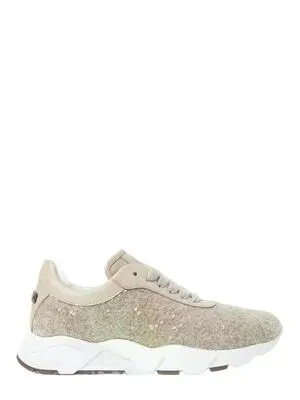 Peserico Sequin-embellished Sneakers - Neutrals