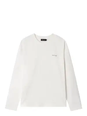 TOUT A COUP Embroidered-logo Long-sleeve T-shirt - White