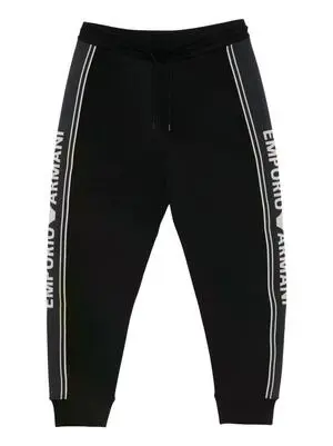 Emporio Armani Logo-detail Track Pants - Black