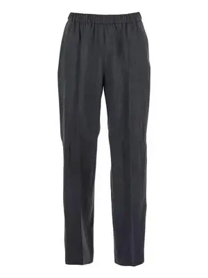 Fabiana Filippi Gubbio Wool Trousers - Grey