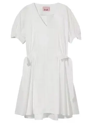 B+AB Puff-sleeve Mini Dress - White