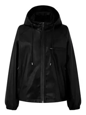 STUDIO TOMBOY Hooded Zip-up Jacket - Black