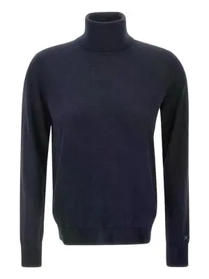SUN 68 Turtleneck Sweater - Blue
