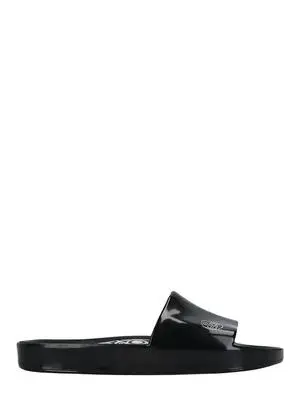 Melissa X Corso Como Logo-print Slides - Black