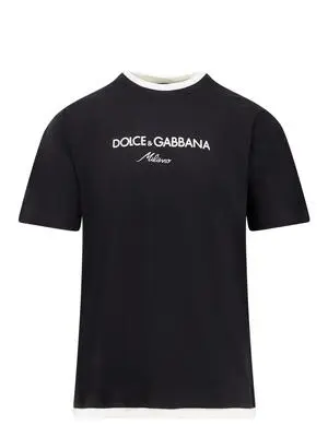 Dolce & Gabbana Cotton Tshirt - Black