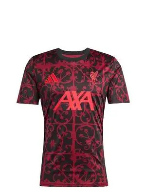 Adidas Liverpool Fc 25/26 Prematch Jersey - Black Pure Ruby