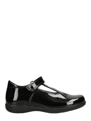 Trotters Patent Leather Hampton Classics Evie Shoes - Black