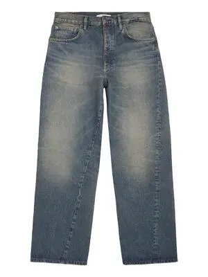 SUNFLOWER Wide Twist Jeans - Blue