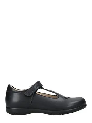 Trotters Leather Evie School Shoes - Navy