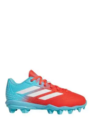 Adidas Adizero Impact 2.0 Molded Cleats - Bright Cyan/cloud White/bright Red