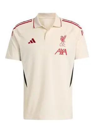 Adidas Liverpool Fc Tiro 25 Competition Polo Shirt - Wonder White