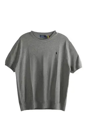 Polo Ralph Lauren Short Sleeve Crewneck Pullover - Fawn Grey Heather