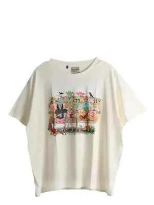 GALLERY DEPT. Skeleton Beach Theatre Tee Shirt - Archival White