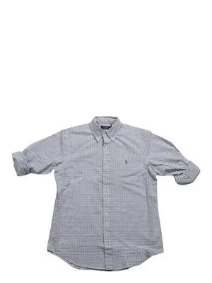Polo Ralph Lauren Plaid Classic Fit Sport Long Sleeve Shirt - Blue/white Mult