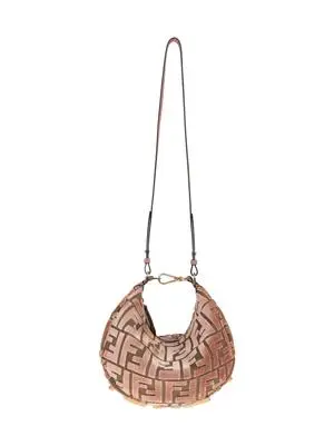 Fendi Mini Graphy Shoulder Bag - Pink