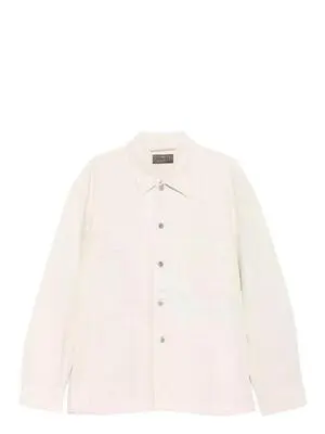 LEMAIRE Button-fastening Patch-pocket Shirt - Neutrals