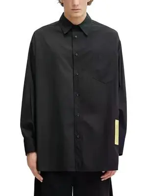 MAISON MARGIELA Long-sleeved Pocket Shirt - Black