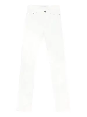 Karl Lagerfeld Buttoned Straight-leg Jeans - White