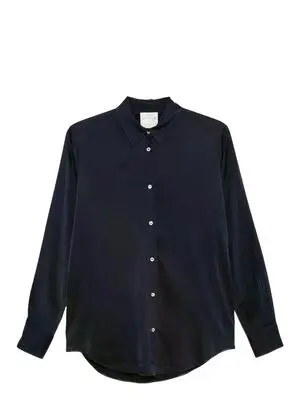 FORTE_FORTE Button-down Shirt - Blue