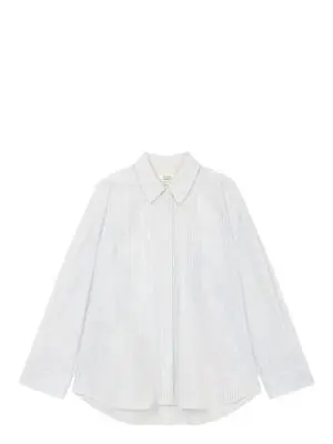 STUDIO TOMBOY Striped Pocket Shirt - White
