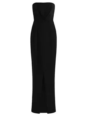 16Arlington Aeta Crêpe Gown - Black