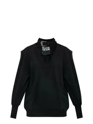 Versace Buckle-embellished Sweatshirt - Black