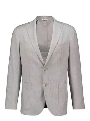 Boglioli Suit 2 Buttons Virgin Wool And Silk - Grey