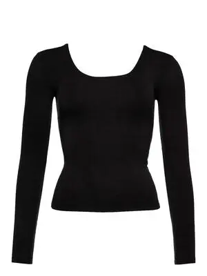 ERES Twist-Back Long-Sleeved Top