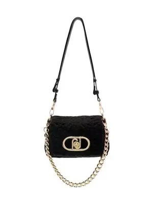 Liu Jo Embroidered Crossbody Bag - Black