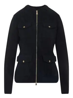 MONCLER Ribbed Fitted Jacket