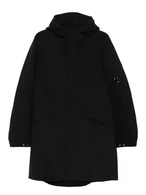 C.P. COMPANY Hooded Jacket With Lens Detail - Black