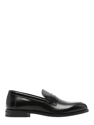 STUART WEITZMAN Classic Penny Loafers - Black