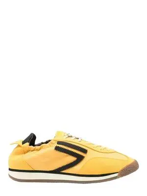 PURAAI Panther Stripe-Detail Sneakers Yellow