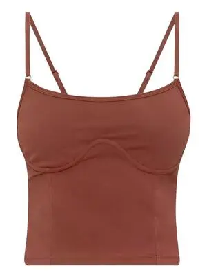 RETHINKIT STUDIOS Underwired Strap Top - Brown