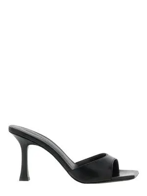 Magda Butrym 75mm Square-toe Flared-heel Mules - Black