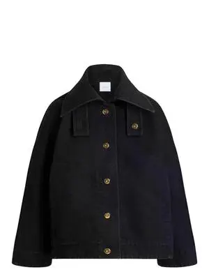 Patou Organic Cotton Denim Jacket - Black