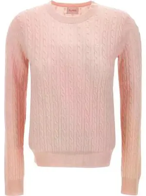 SUN 68 Cable-Knit Sweater Pink