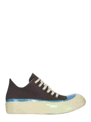 Rick Owens Lace-up Low-top Sneakers - Black