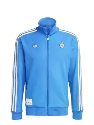 Adidas Real Madrid Zip-up Sweatshirt - Blue