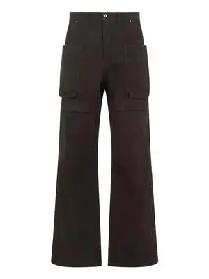 Rick Owens Double-pocket Straight-leg Trousers - Brown