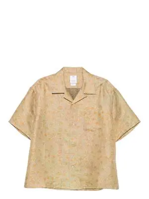 Visvim Crosby Floral-jacquard Shirt - Neutrals