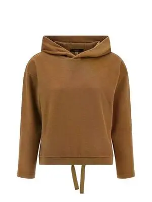 Max Mara Oscuri Drawstring Hoodie - Brown