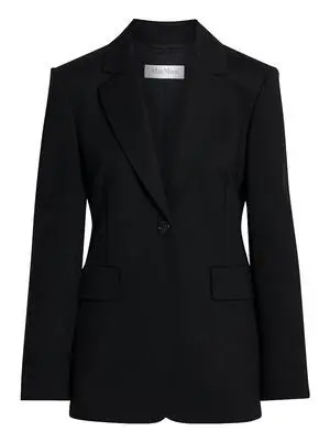 MAX MARA SERIO Wool-Blend Jersey Blazer