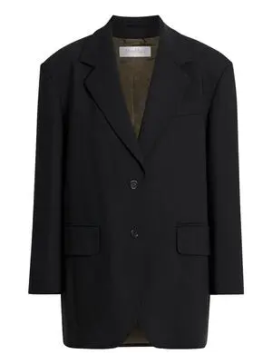 Max Mara Wool-blend Blazer - Black