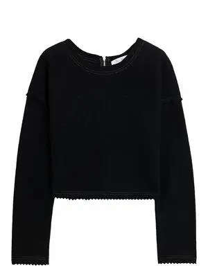 Max Mara Wool And Cashmere-blend Sweater - Black