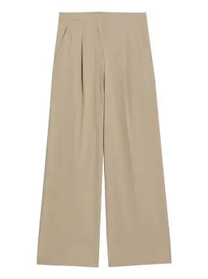 Max Mara Bonn Stretch-jersey Wide-leg Pants - Beige