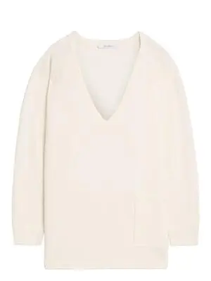 Max Mara Juditta Oversized Wool And Cashmere-blend Sweater - Ivory
