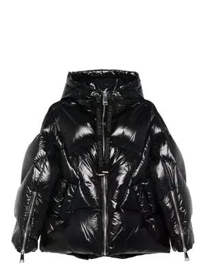 Khrisjoy Hooded Quilted Puffer Jacket - Black